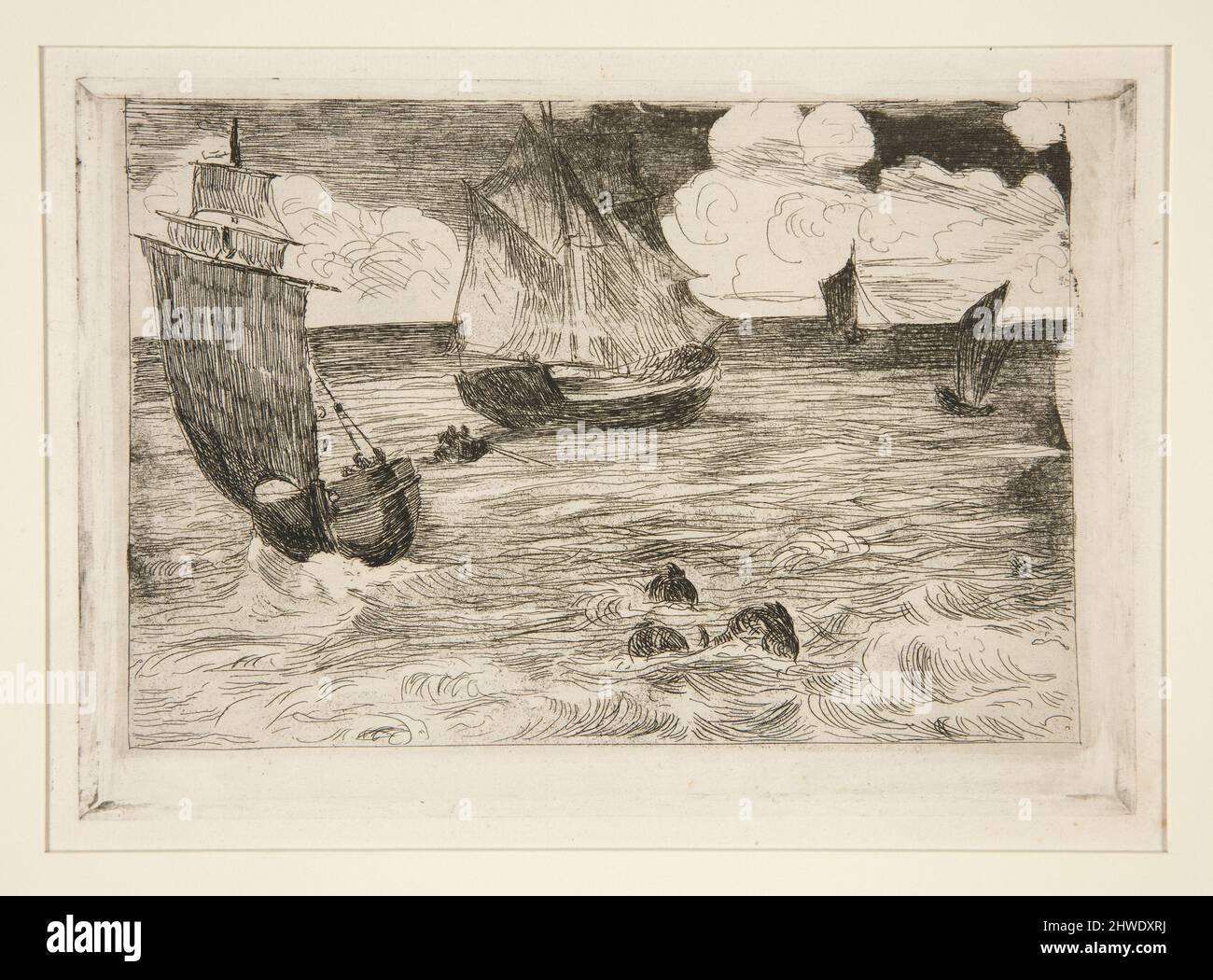 Marine. Artist: Édouard Manet, French, 1832–1883 Stock Photo - Alamy