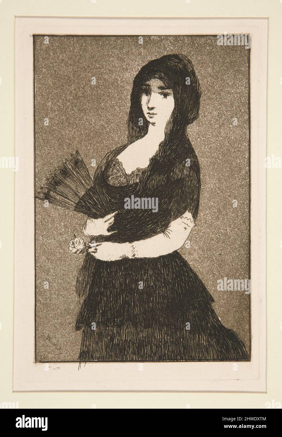 Fleur exotique (Exotic Flower). Artist: Édouard Manet, French, 1832 ...