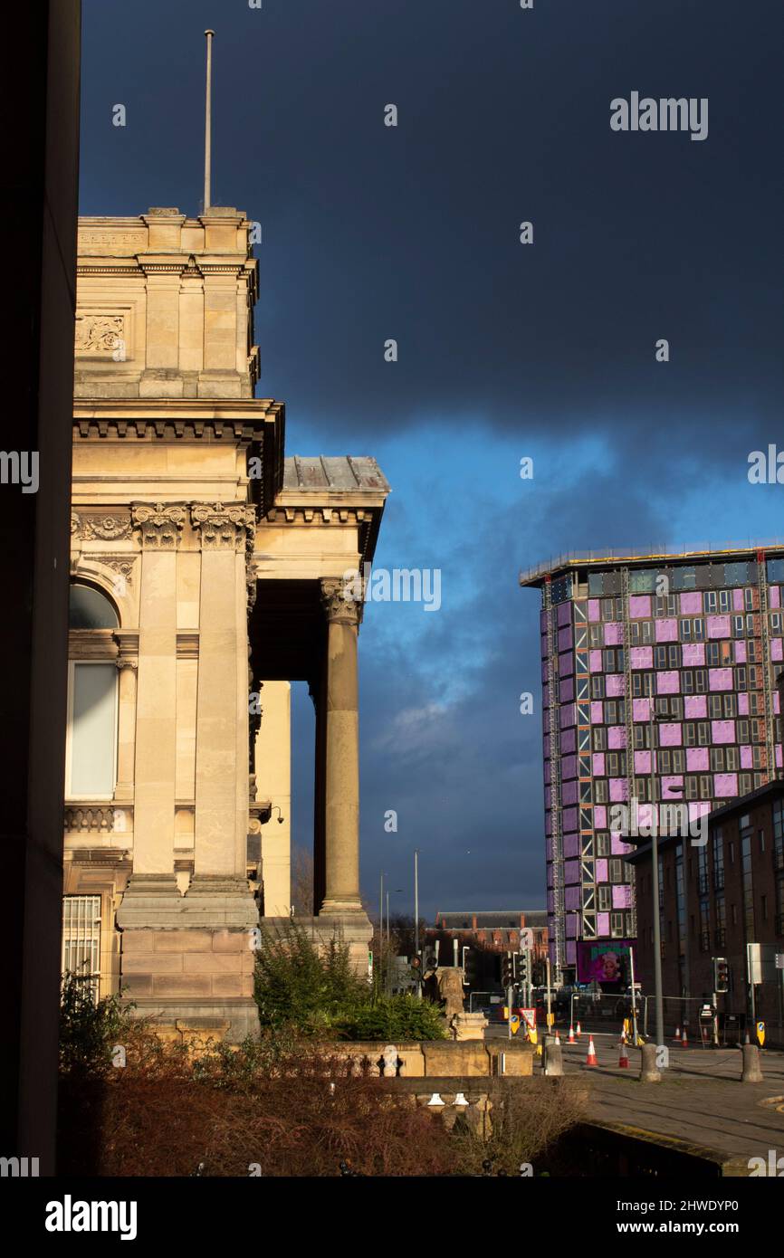 The exterior of the The Walker Art Gallery, Liverpool England UK Stock ...
