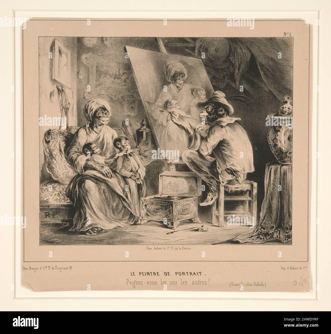 Le Peintre du Portrait (The Painter of the Portrait). Artist: R. P ...