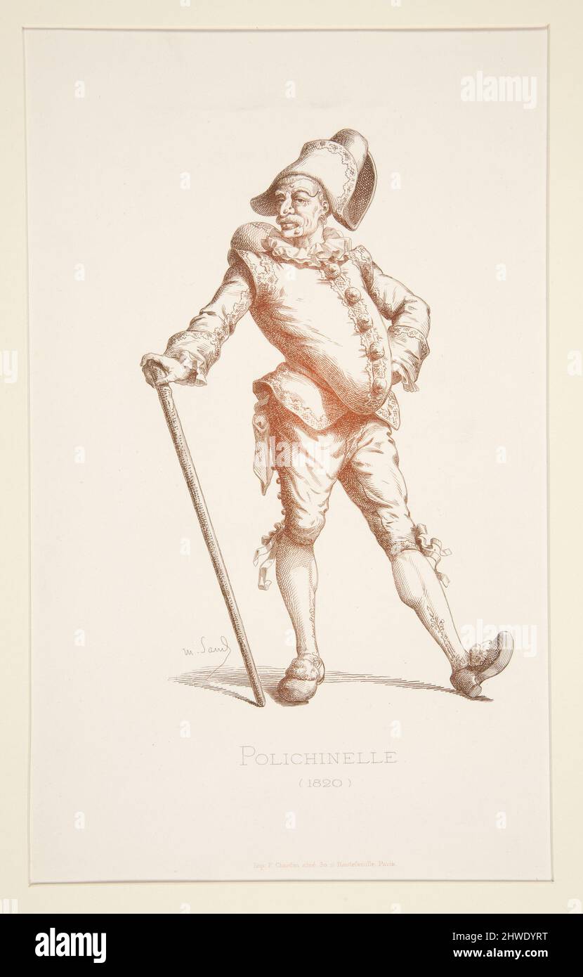 Polichinelle by maurice sand hi-res stock photography and images - Alamy