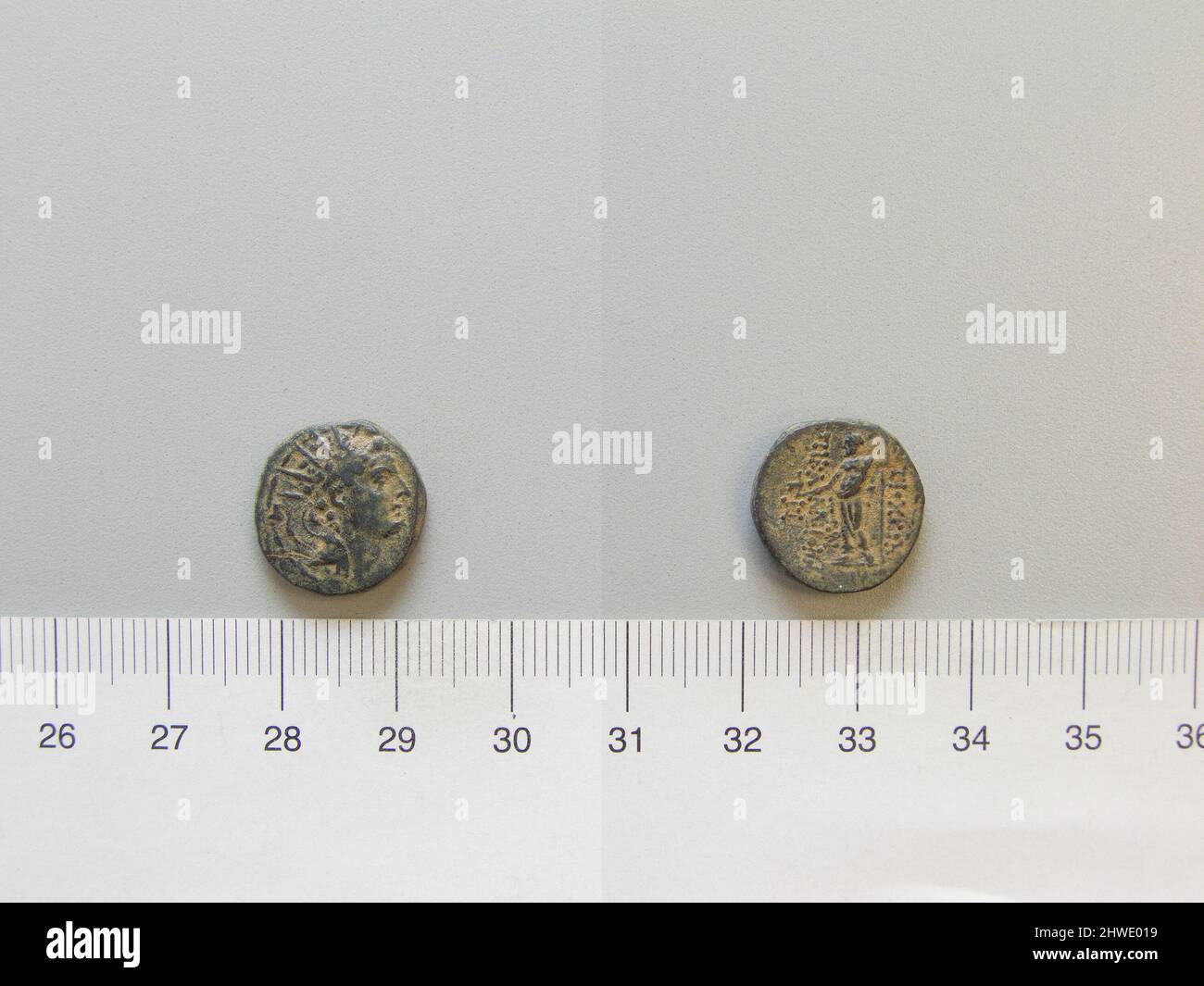 Coin of Antiochus IV Epiphanes from Edessa, Mesopotamia. Ruler ...