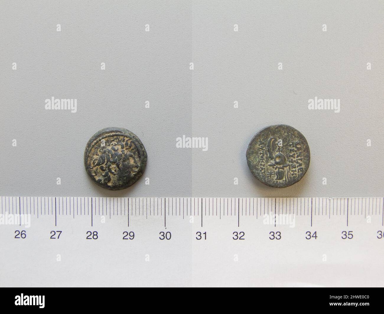 Coin of Tryphon (Diodotus) from Antioch. Ruler: Diodotus Tryphon, ruled ...