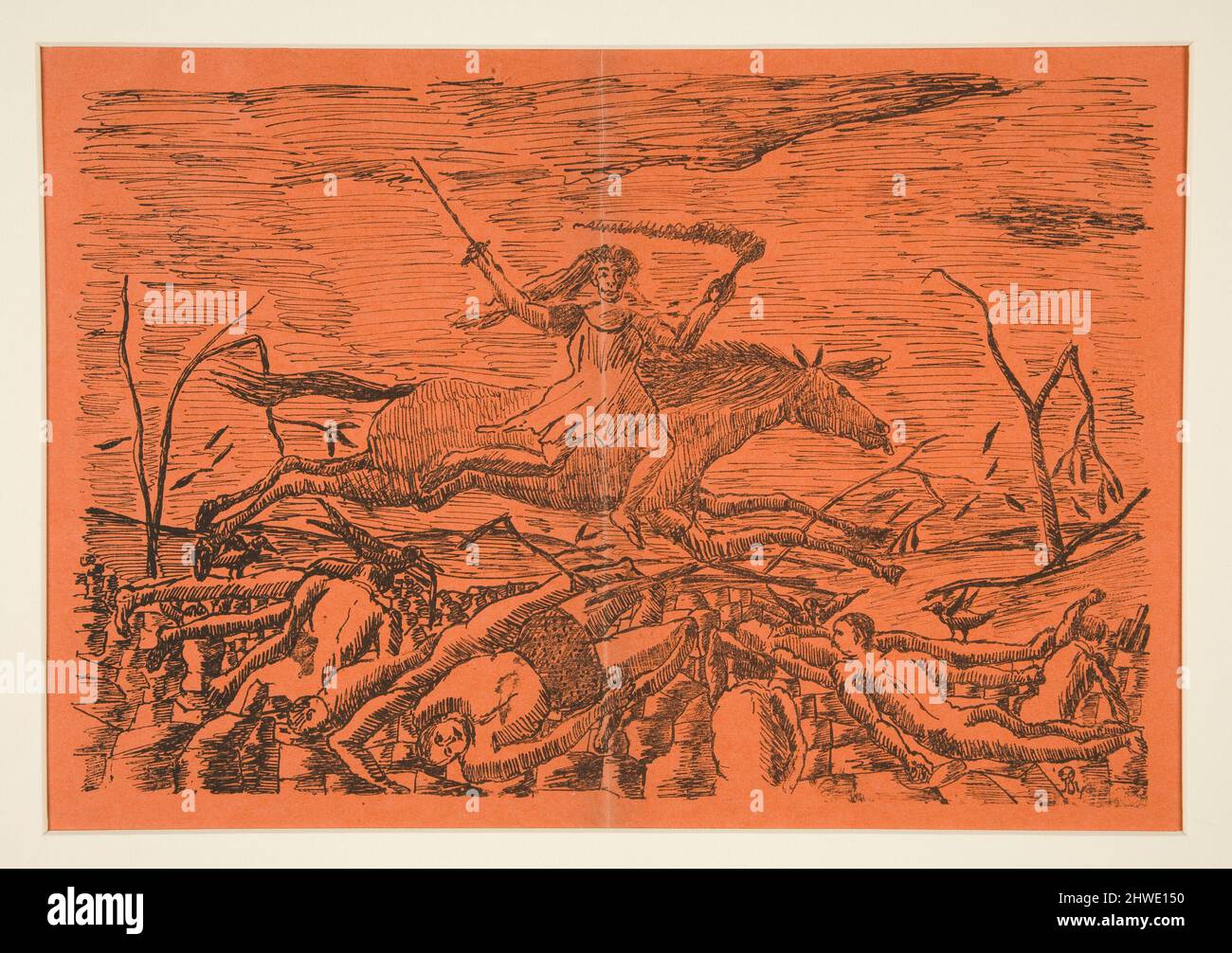 La Guerre (War), published in l’Ymagier, January 1895. Artist: Henri ...