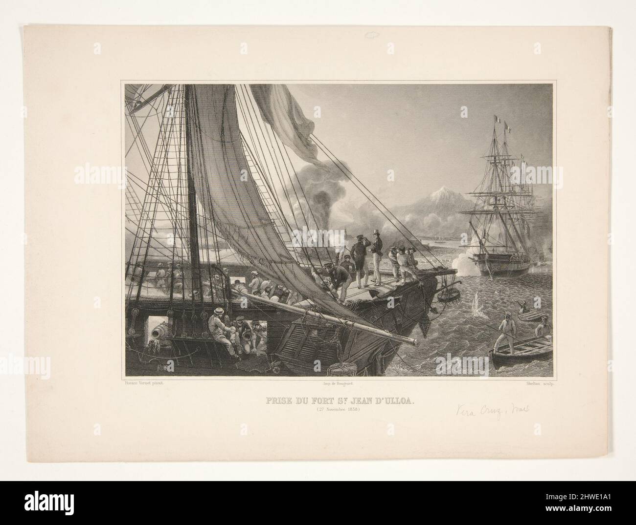 Prise du Fort St. Jean d’Ulloa (Capture of Fort San Juan de Ulua ...