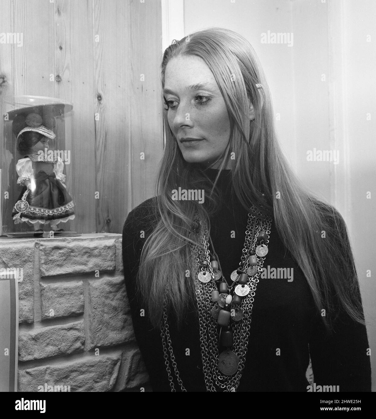 Tania Mallet, Model, 10th January 1970 Stock Photo - Alamy