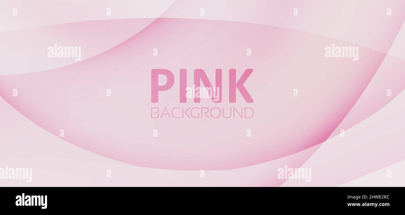 Abstract pink background with rounded translucent shapes. Vector graphic pattern Stock Vector ...