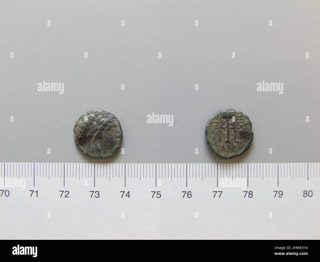 Coin of Antiochus II, Seleucid King from Sardis. Ruler: Antiochus II ...