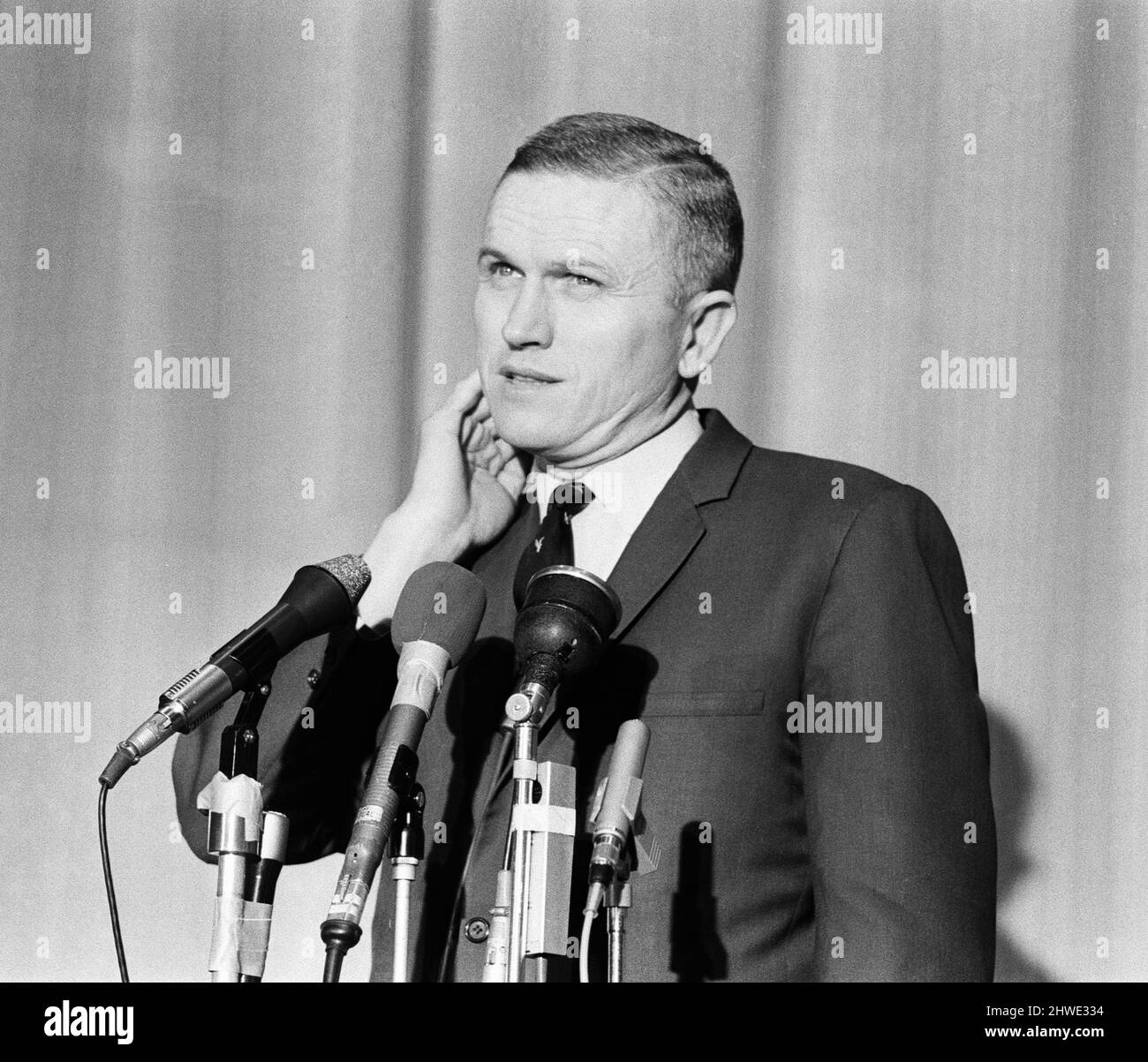 Colonel Frank Borman, NASA Astronaut and Commander Apollo 8, the first ...