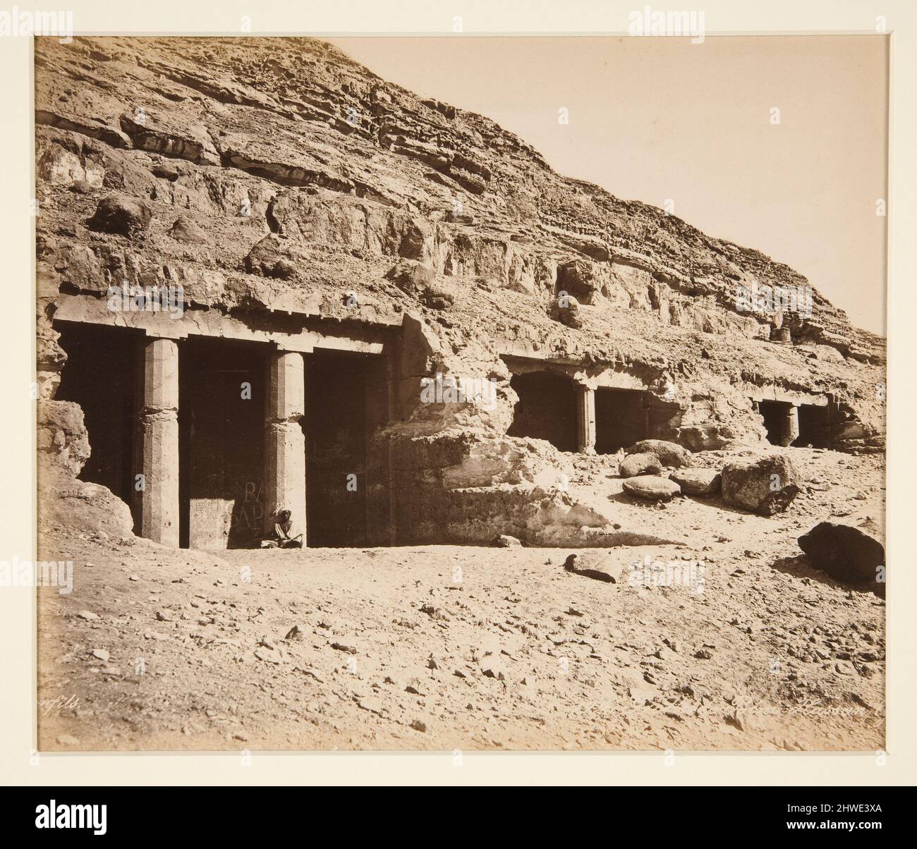 Grottes de Beni-Hassan, Egypt (Grottos of Beni-Hassan, Egypt). Artist ...