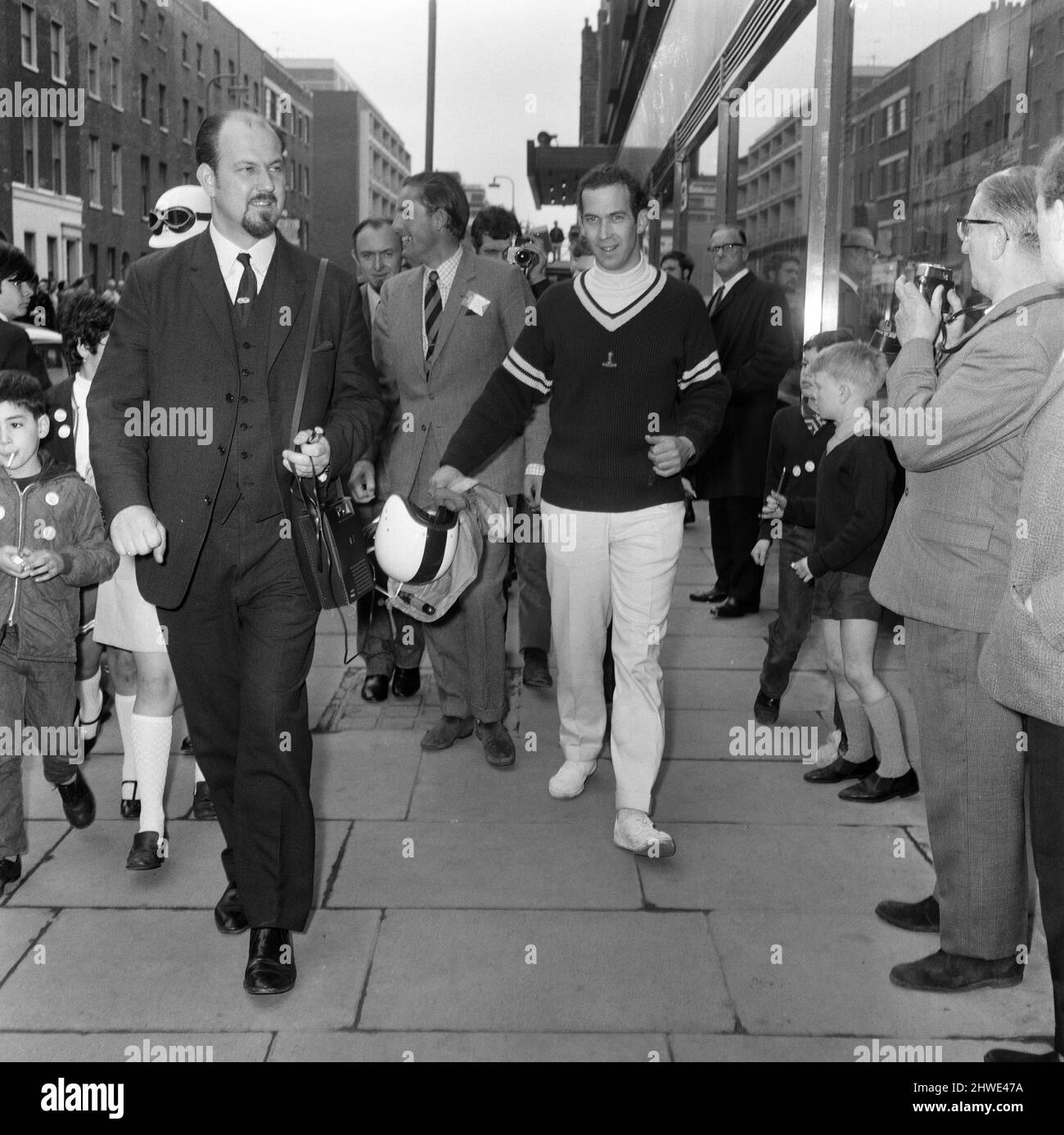 Prince Michael of Kent after taking part in the Daily Mail Trans ...