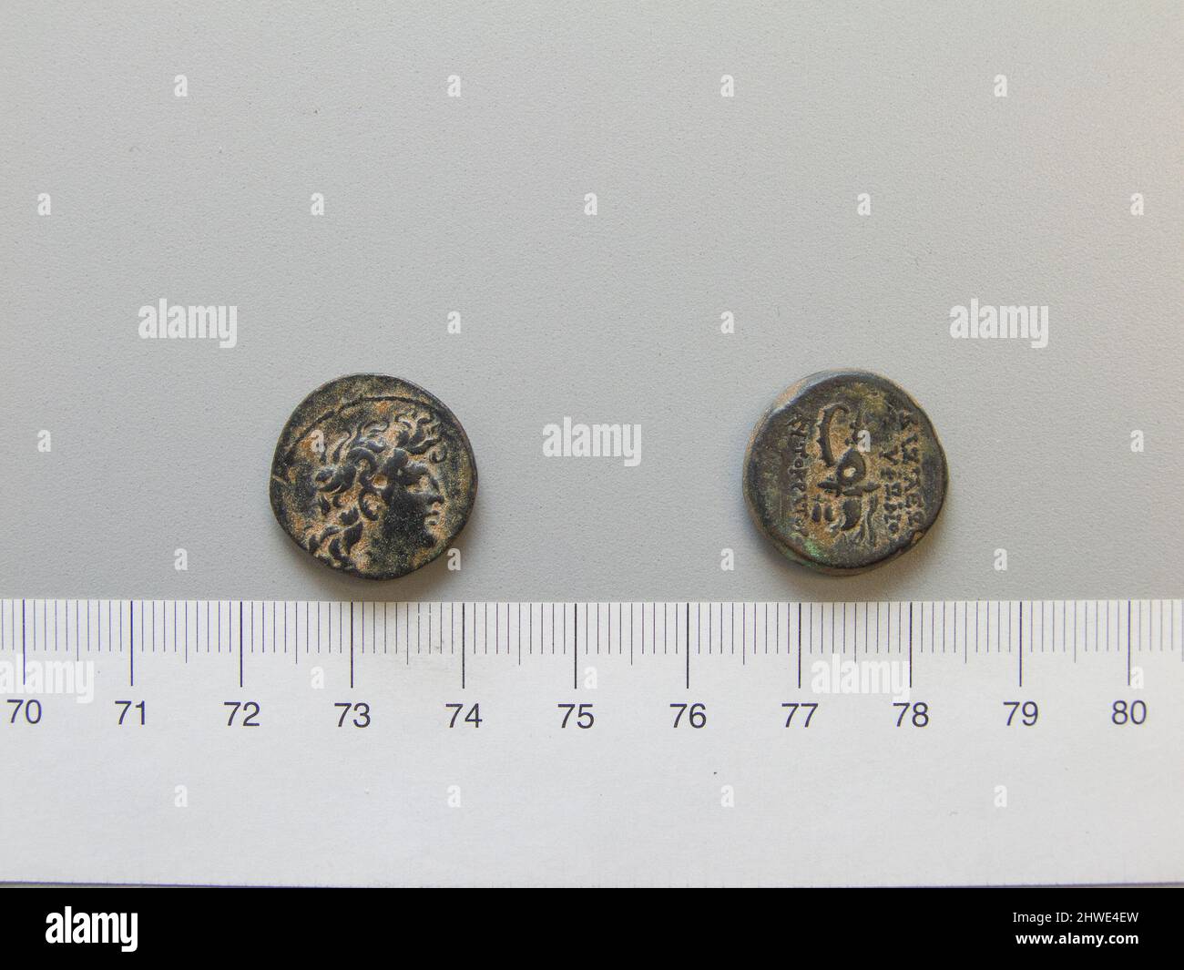 Coin of Tryphon (Diodotus) from Syria. Ruler: Diodotus Tryphon, ruled ...