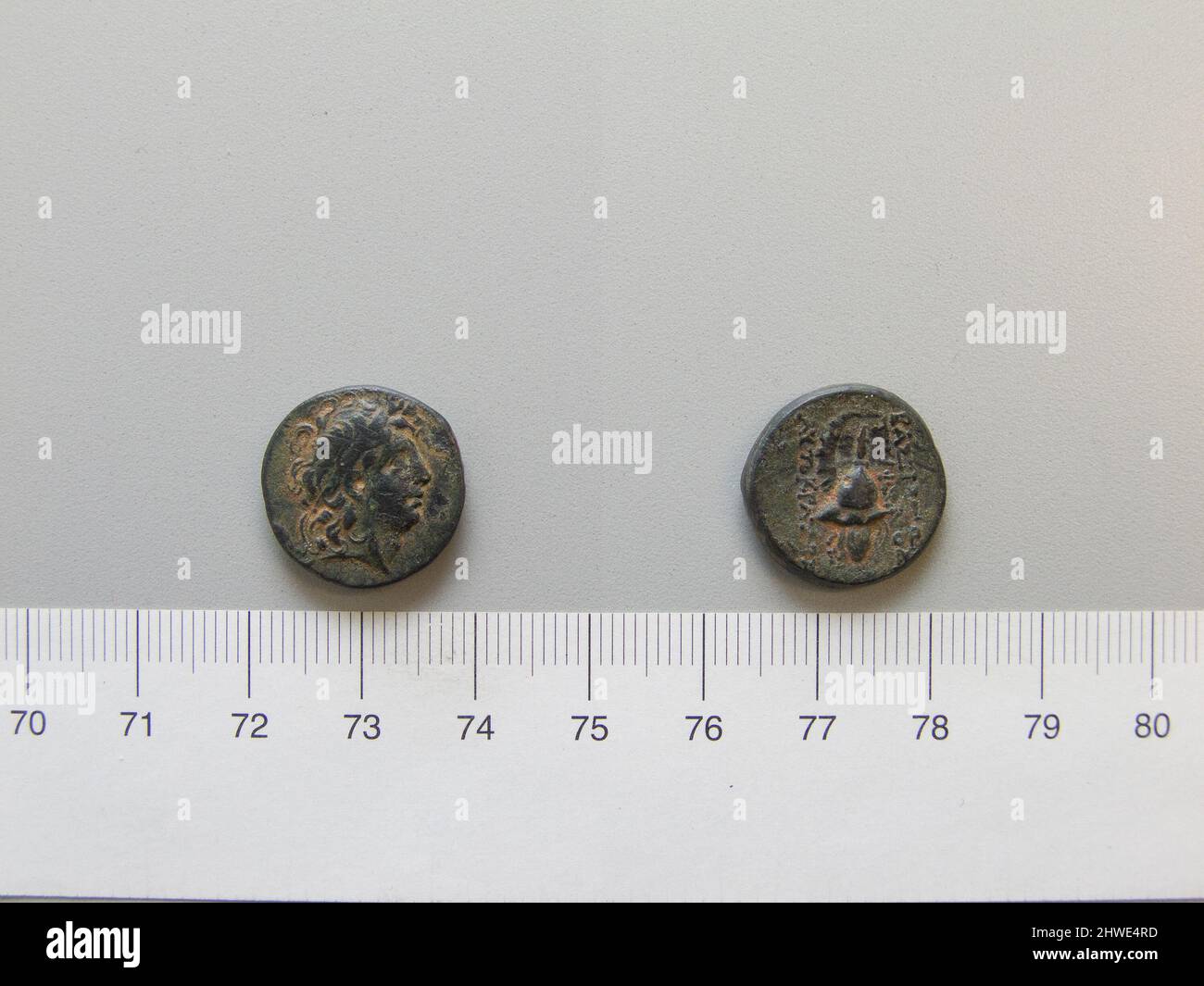 Coin of Tryphon (Diodotus) from Syria. Ruler: Diodotus Tryphon, ruled ...