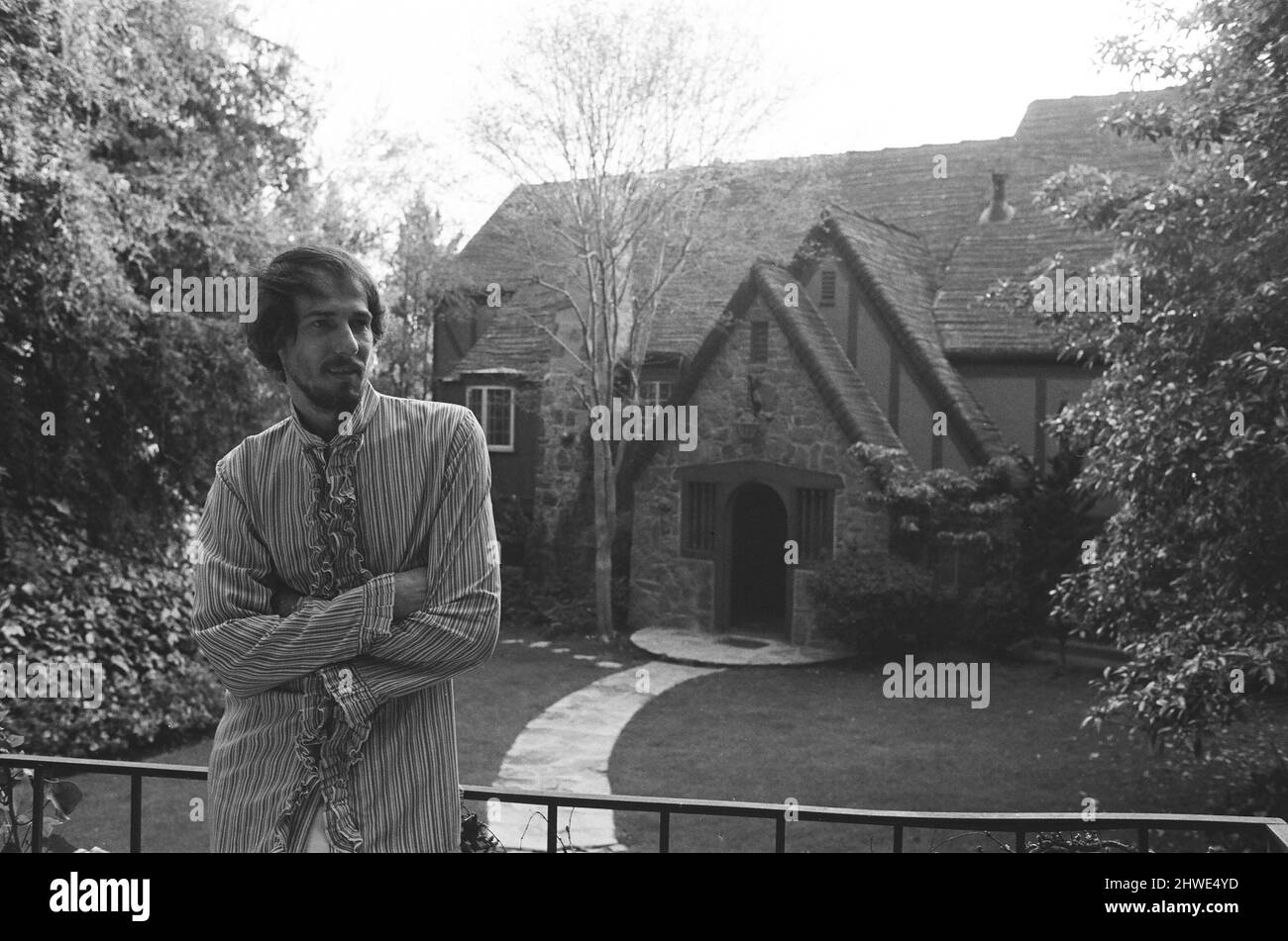 John Phillips of The Mamas and the Papas, pictured in front of his Bel ...
