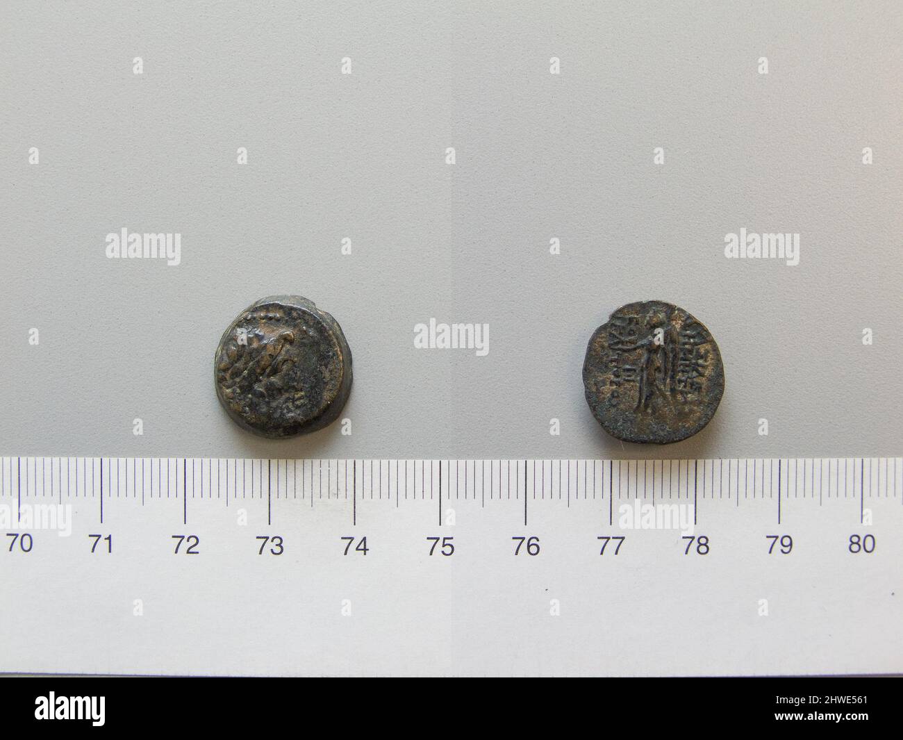 Coin of Demetrius II Nicator, King of the Seleucid Empire. Ruler ...