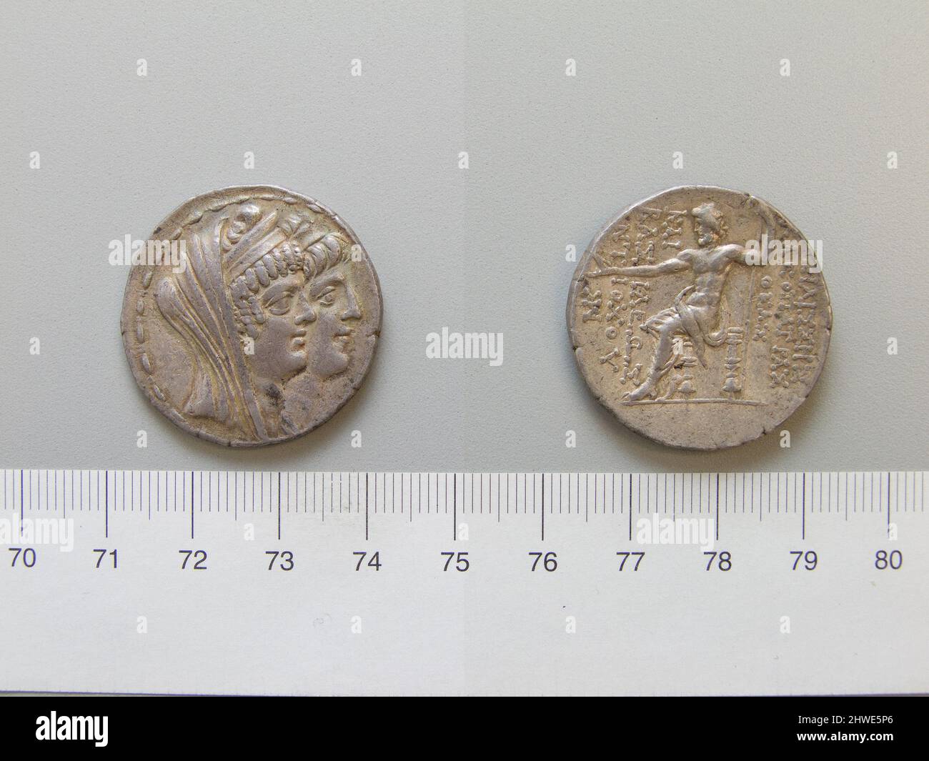 Tetradrachm of Cleopatra Thea from Ptolemais Ace. Ruler: Cleopatra Thea ...