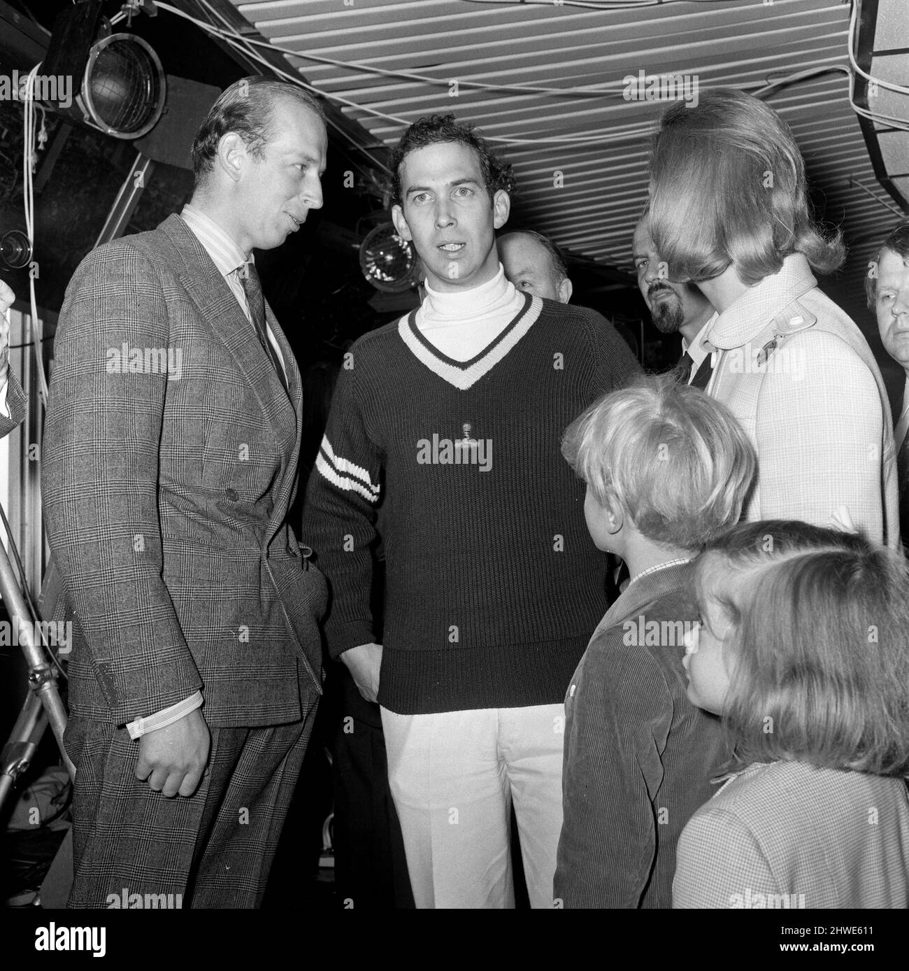 Prince Michael of Kent (centre) takes part in the Daily Mail Trans ...