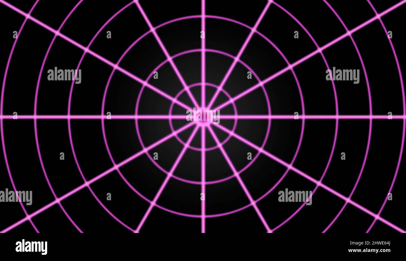 Retro-style polargrid from the eigthies Stock Photo - Alamy
