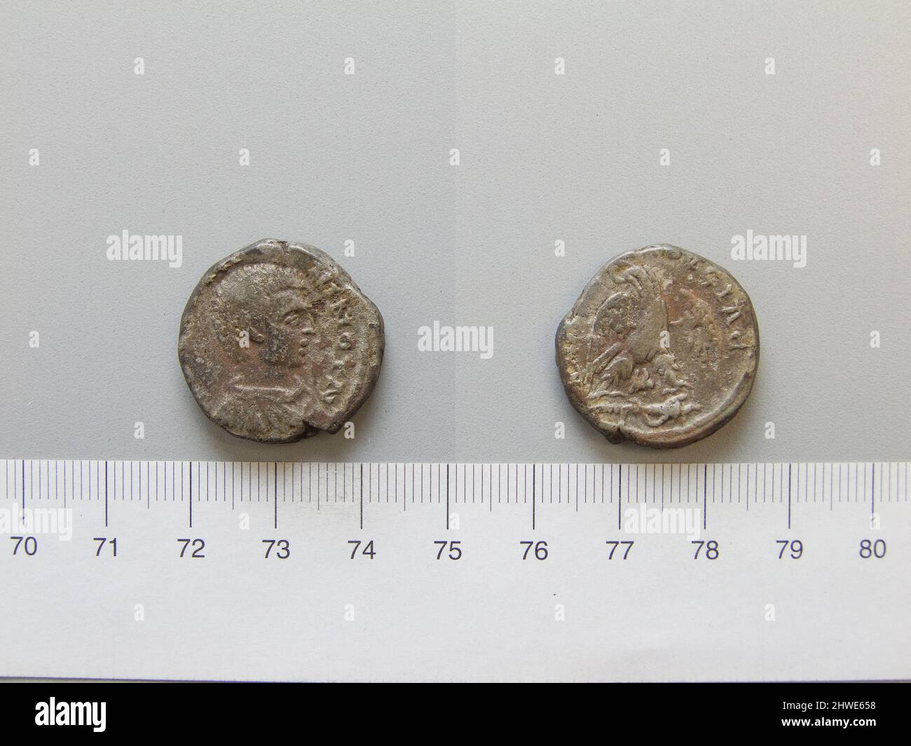 Tetradrachm of Macrinus, Emperor of Rome from Caesareia, Samaria. Ruler ...