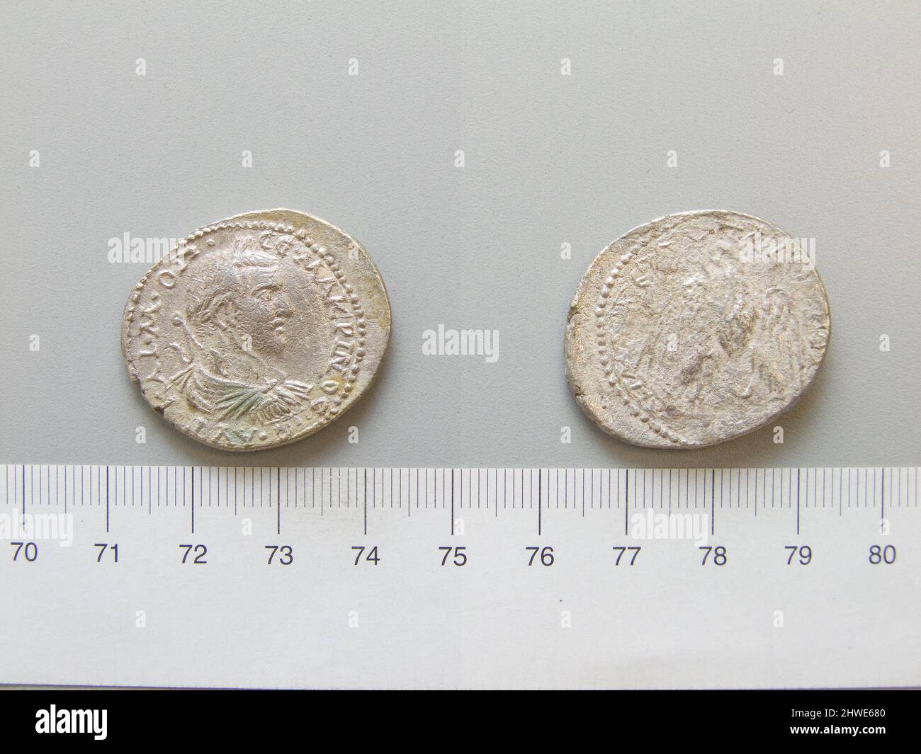 Tetradrachm of Macrinus, Emperor of Rome. Ruler: Macrinus, Emperor of ...