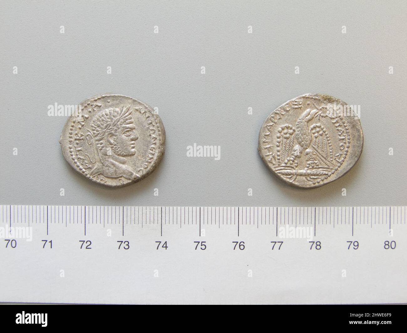 Tetradrachm of Caracalla, Roman Emperor from Seleucia Pieria. Ruler ...