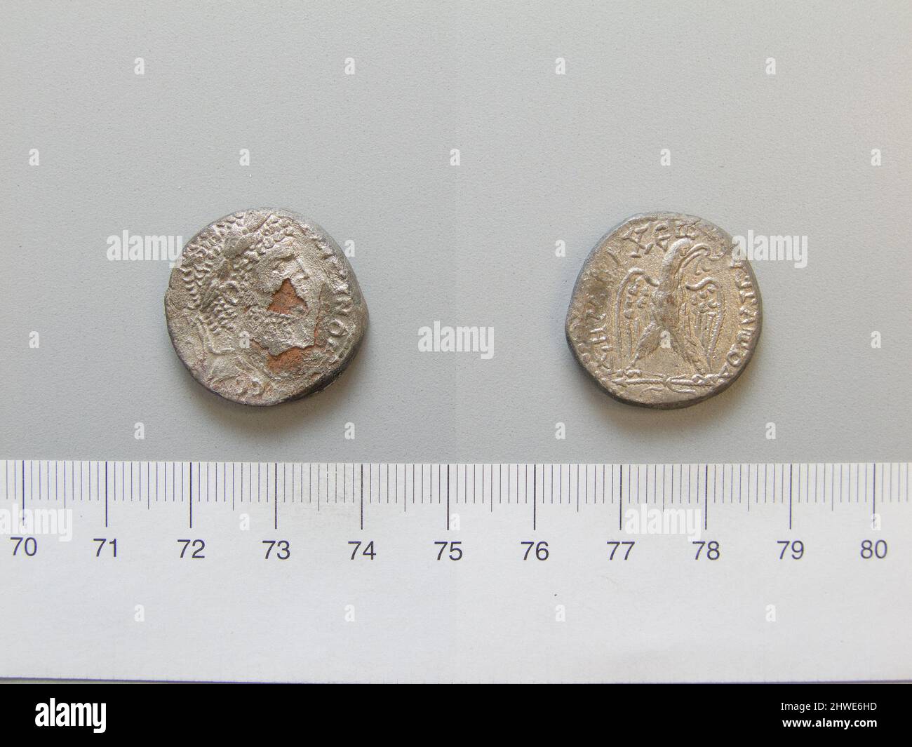 Tetradrachm of Caracalla, Roman Emperor from Cyrrhus. Ruler: Caracalla ...