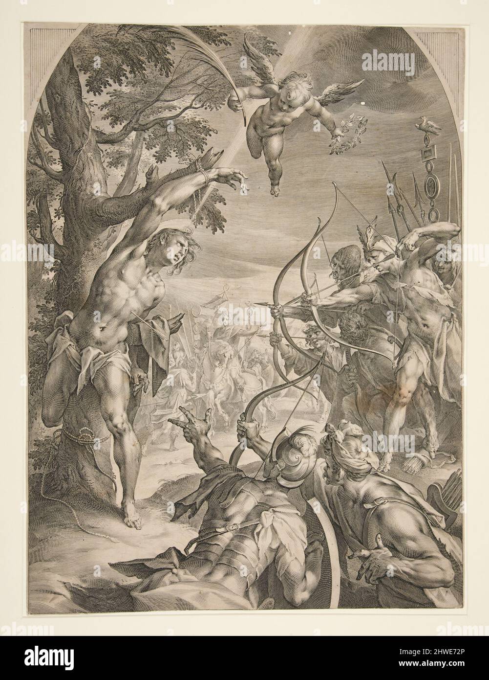 Martyrdom of Saint Sebastian. Artist: Jan Harmensz. Muller, Dutch, 1571 ...