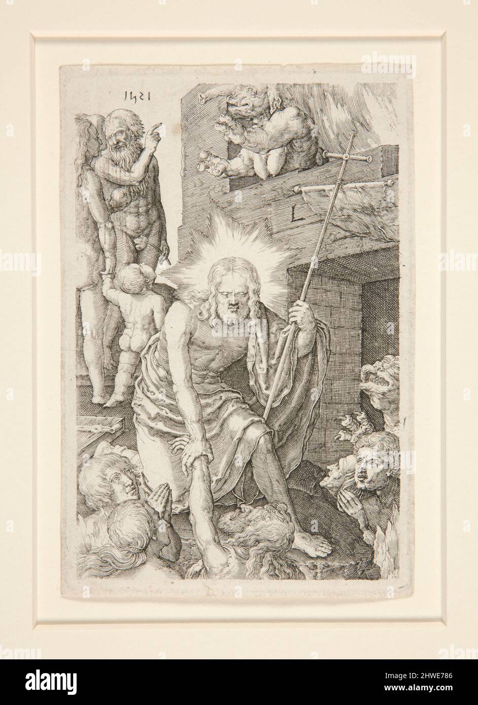Christ in Limbo, #55 in The Passion. Engraver: Unknown After: Lucas van ...