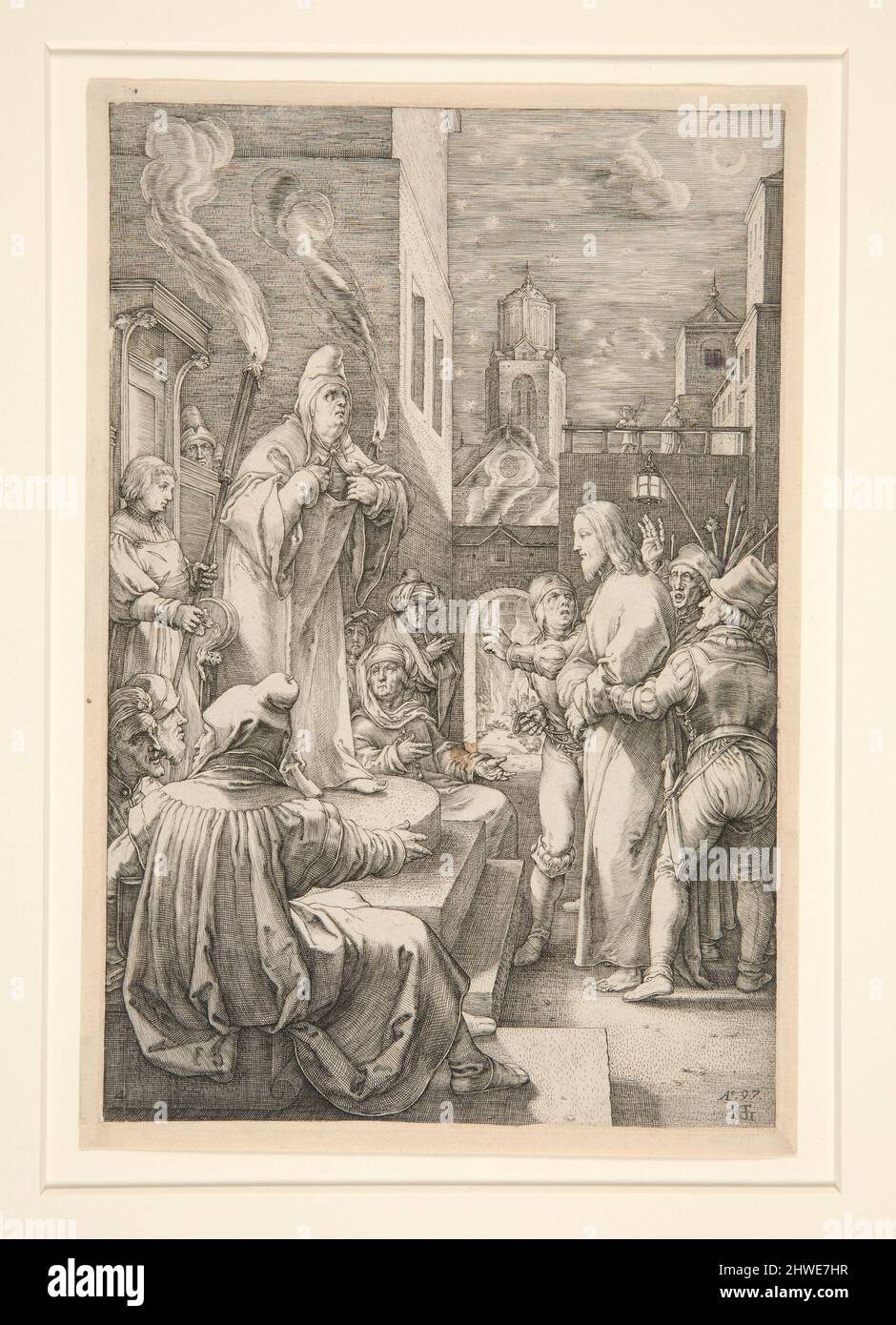 Christ Before Caiphas, from The Passion, #4 in a series of 12 ...