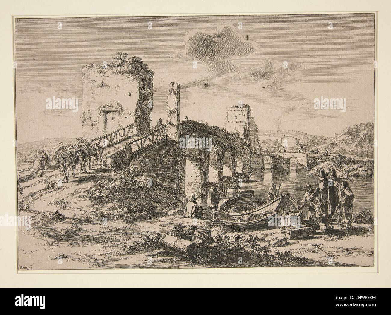 Ponte Molle. Artist: Jan Both, Dutch, 1618–1652 Stock Photo - Alamy