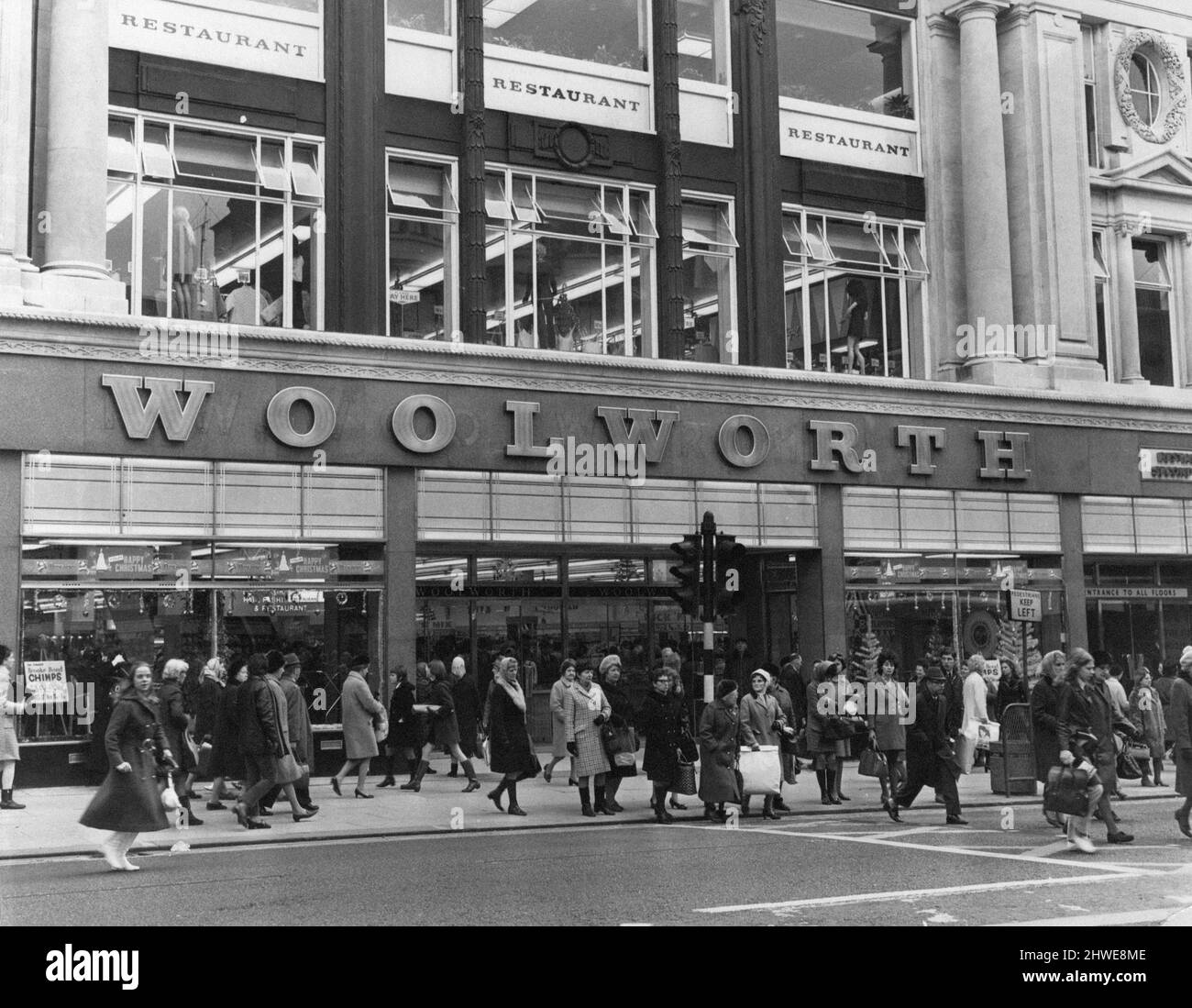 F W Woolworth Department Store, Liverpool, November 1970 Stock Photo ...