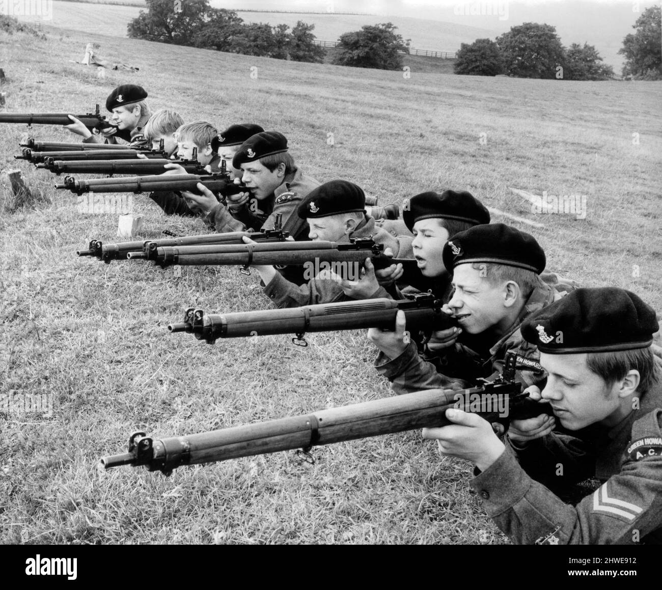 Cadet rifle Black and White Stock Photos & Images - Alamy
