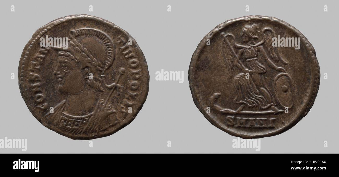 1 Nummus of Constantine I, Emperor of Rome from Antioch. Ruler ...