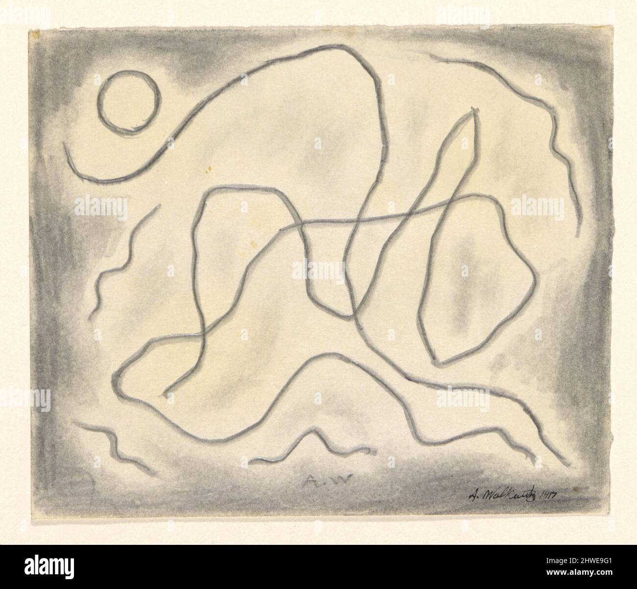 Rhythmic Lines: Dance Abstraction. Artist: Abraham Walkowitz, American ...