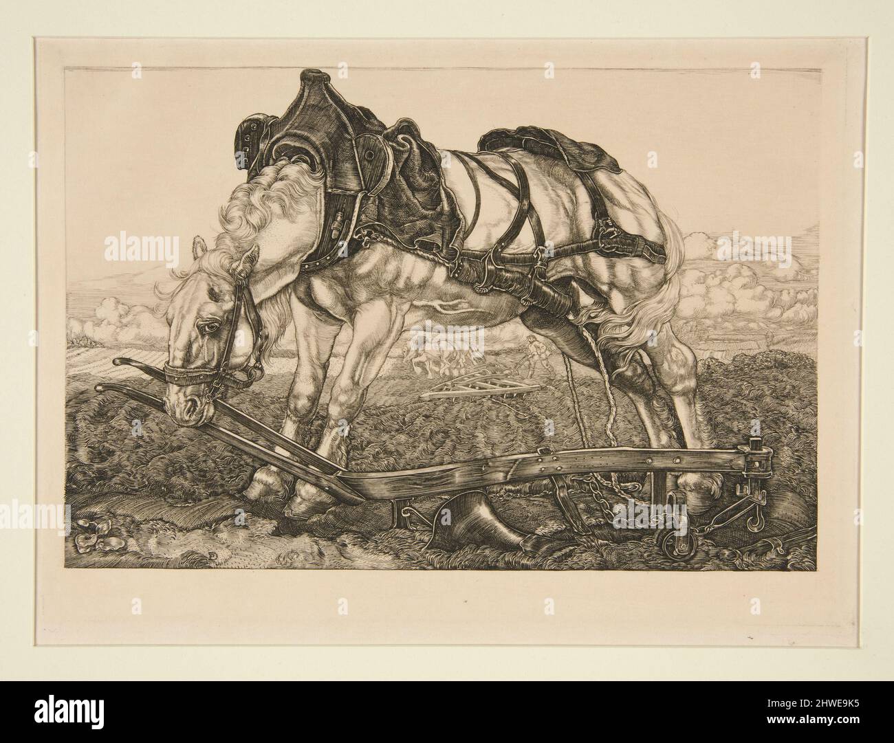 Work Horse. Artist: Pieter Dupont, Dutch, 1870–1911 Stock Photo - Alamy