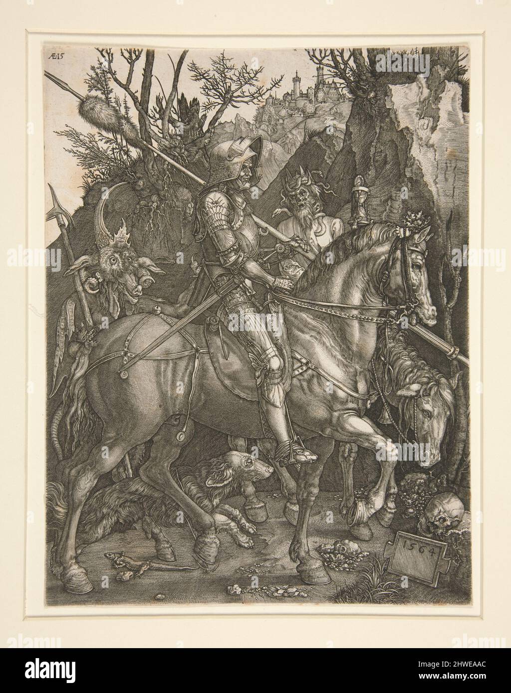Knight, Death and the Devil. Artist: Johannes Wierix, Flemish, 1549–ca ...