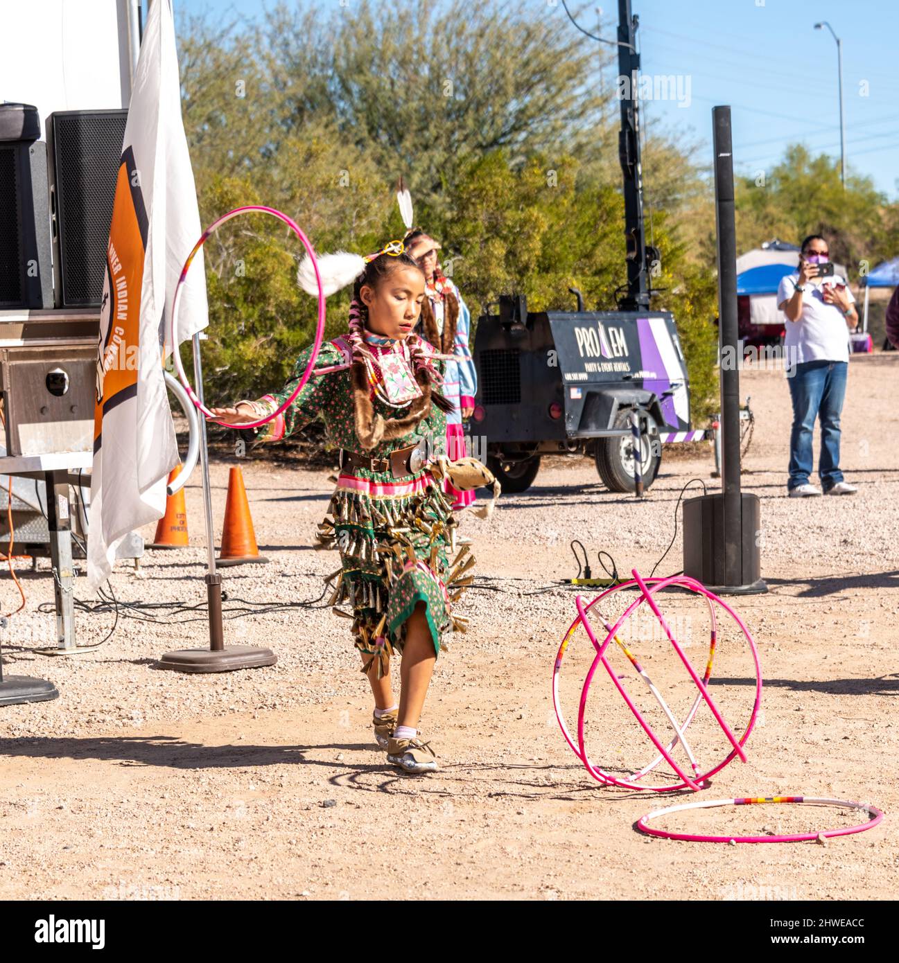 Native hoop dancer hi-res stock photography and images - Alamy
