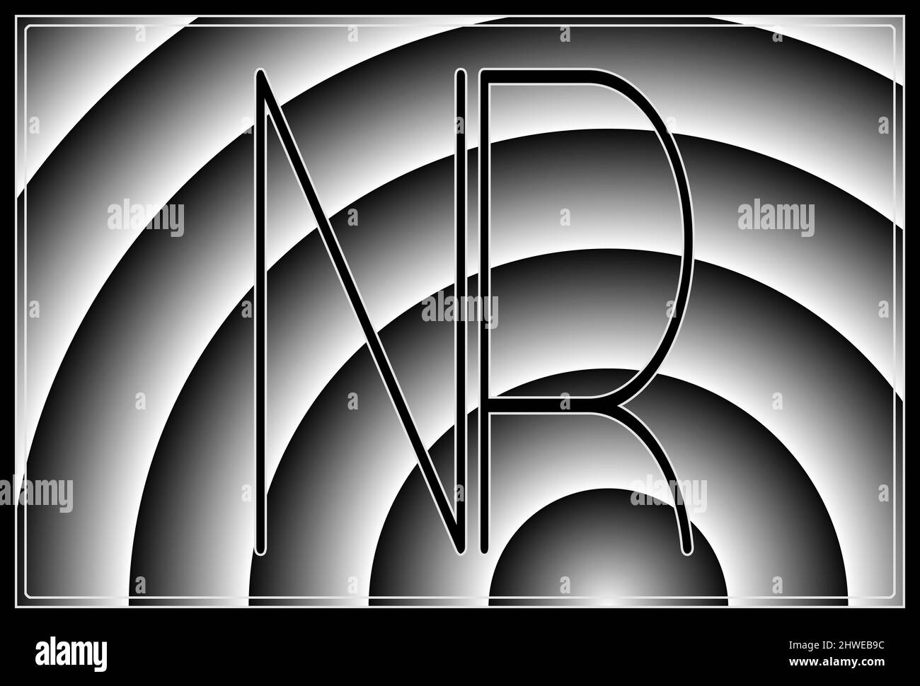 Nr letters Black and White Stock Photos & Images - Alamy