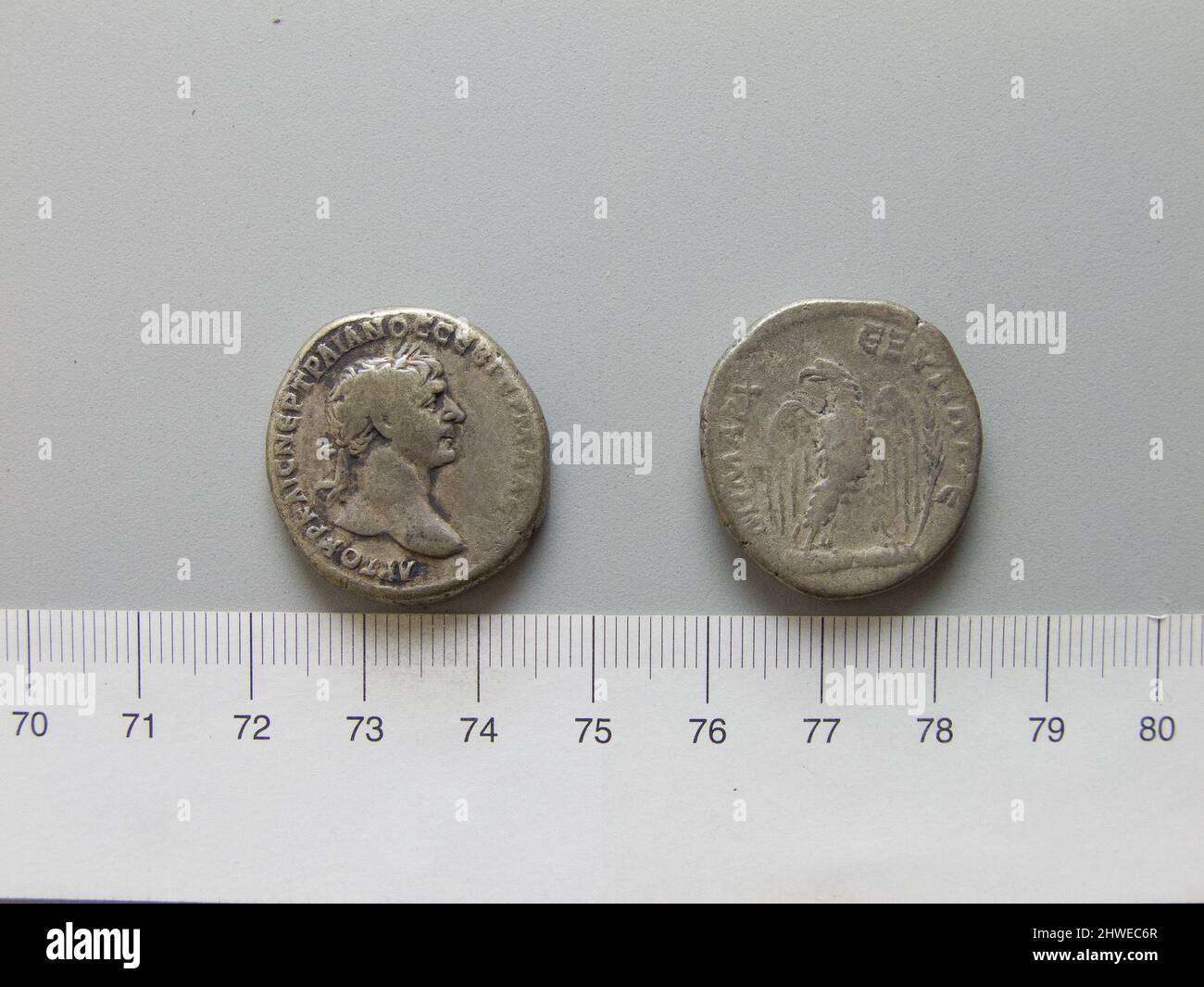 Tetradrachm of Trajan, Emperor of Rome from Tyre. Ruler: Trajan ...