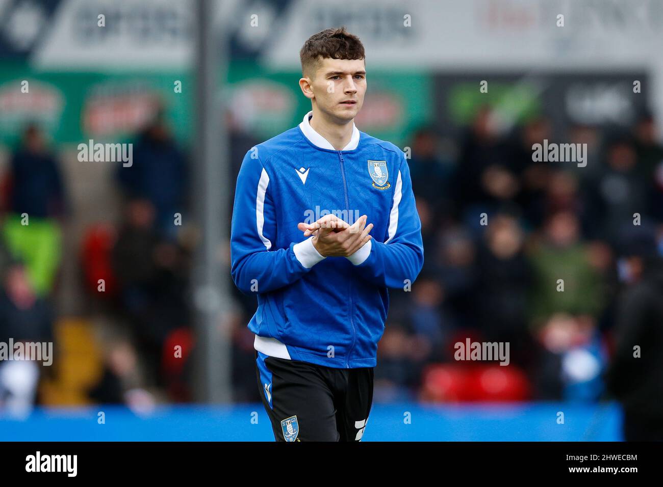 Jordan Storey #38 of Sheffield Wednesday applauds fans as he walks out ...
