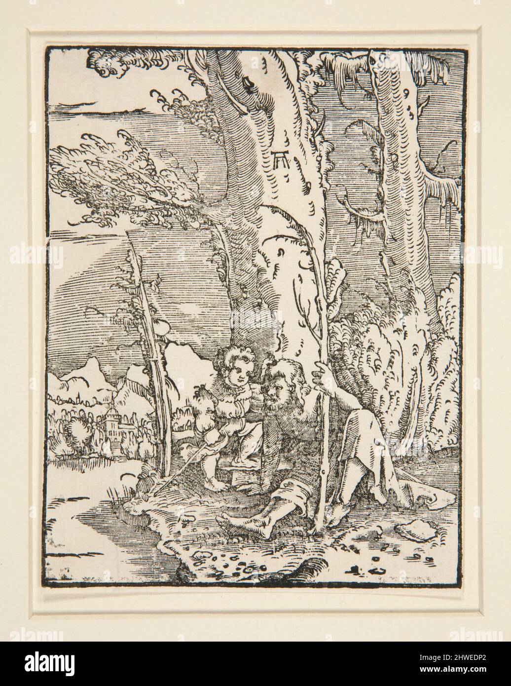 The Child Jesus with St. Christopher, from the series The Fall and ...