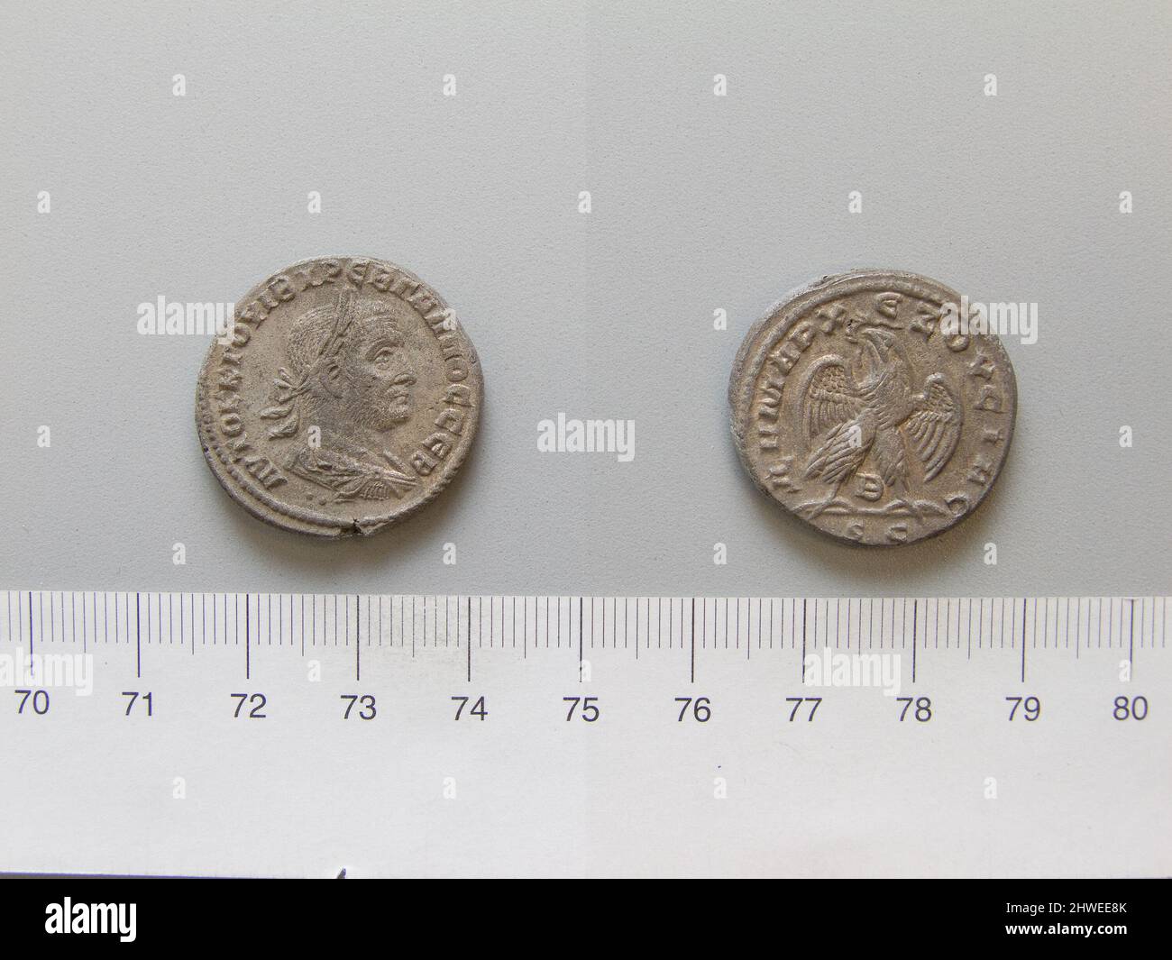 Tetradrachm of Trebonianus Gallus, Emperor of Rome from Antioch. Ruler ...