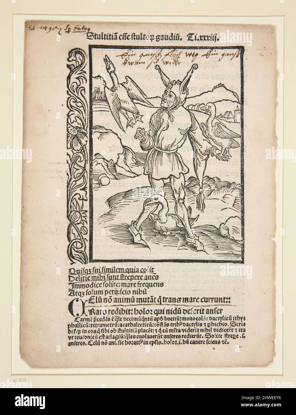 A Fool Before and Afterwards. Artist: Albrecht Dürer, German, 1471–1528 ...