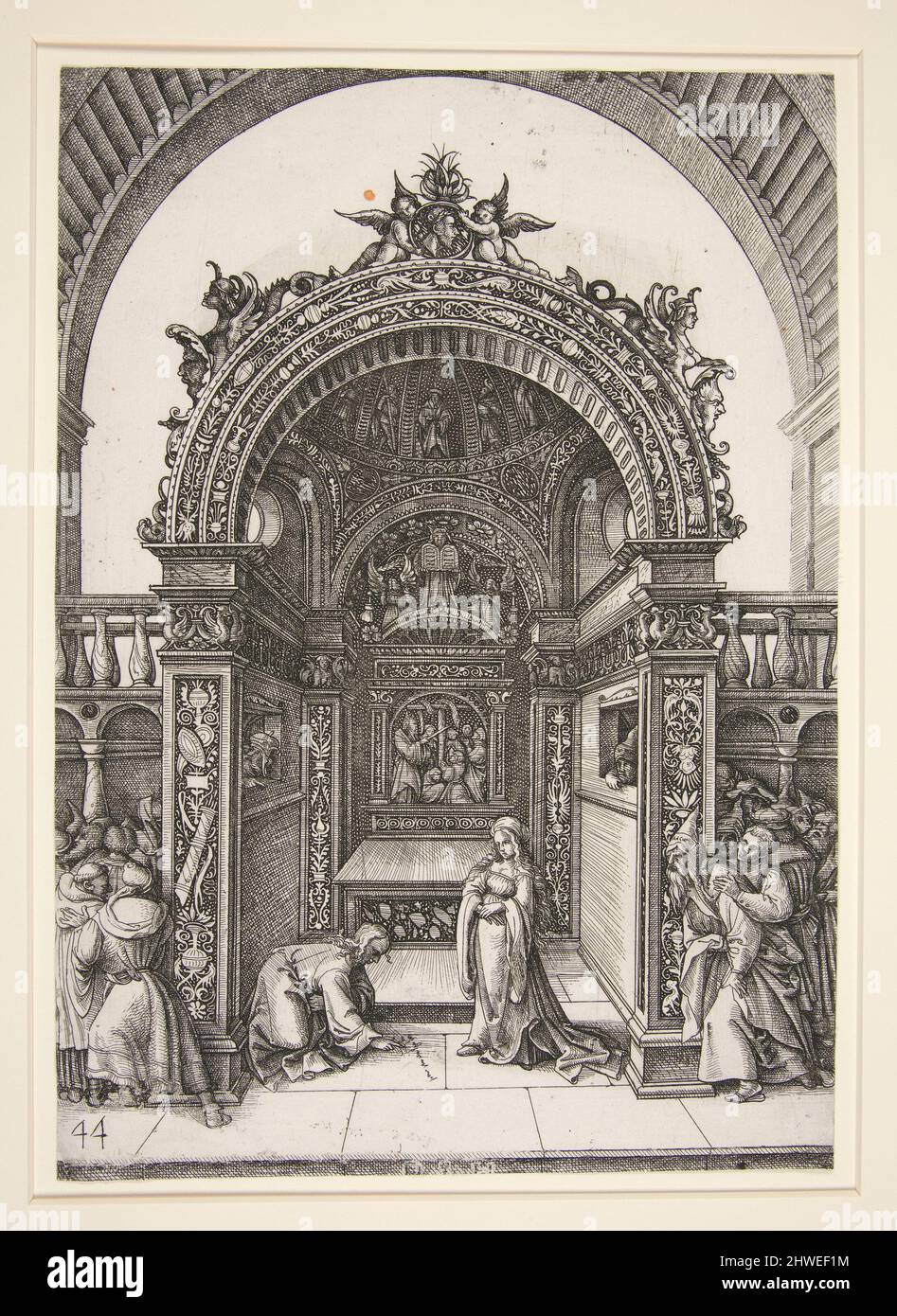 Altar Tabernacle with the Adulterous Woman. Artist: Daniel Hopfer the ...