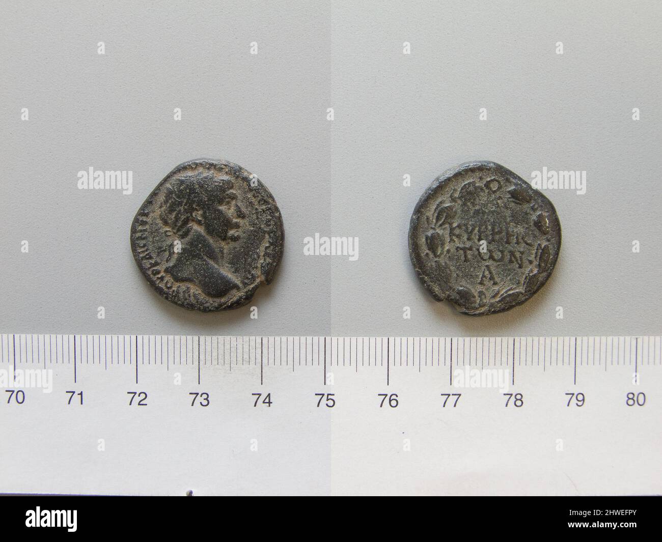 Coin of Trajan, Emperor of Rome from Cyrrhus. Ruler: Trajan, Emperor of ...