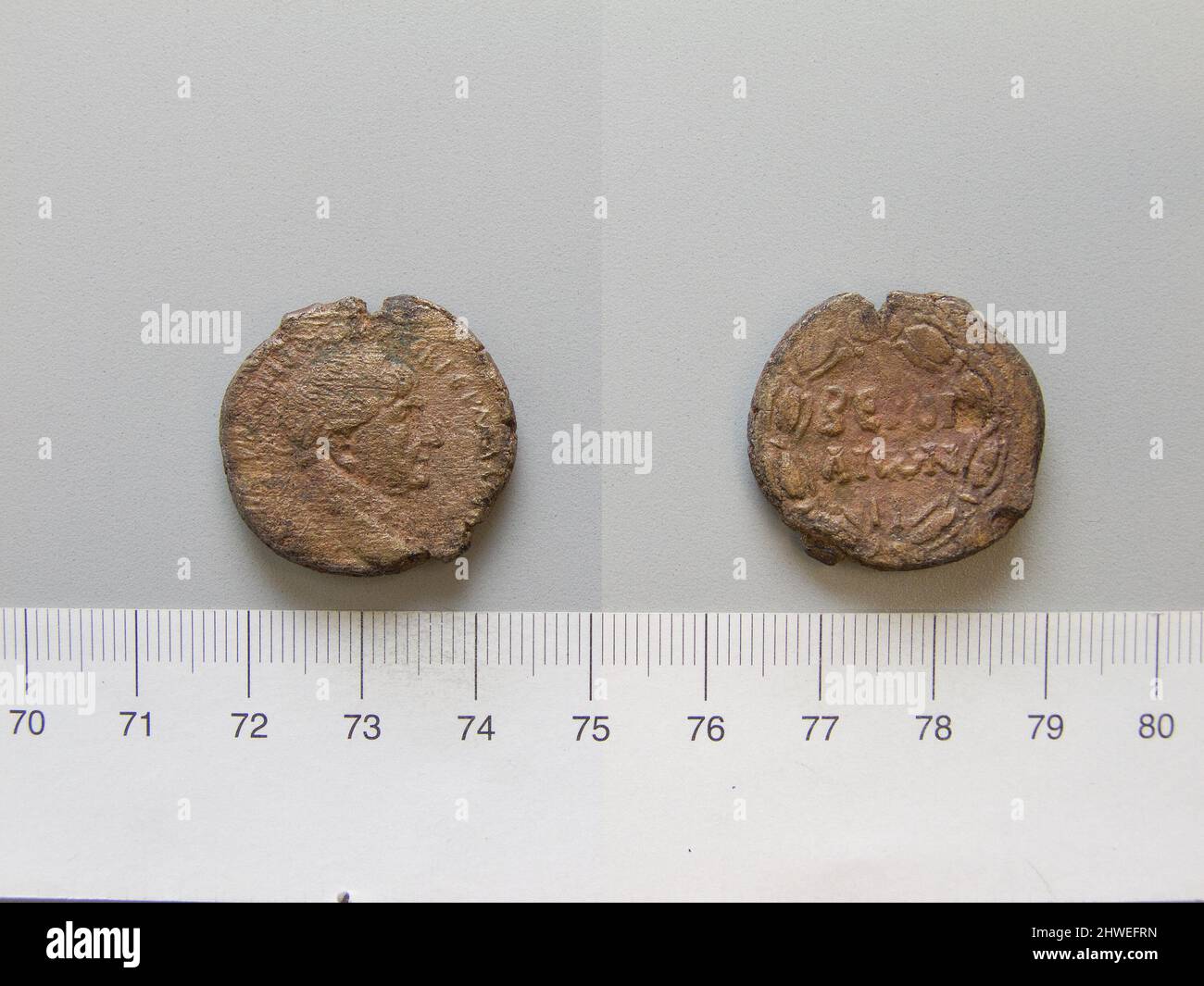 Coin of Trajan, Emperor of Rome from Beroea. Ruler: Trajan, Emperor of ...