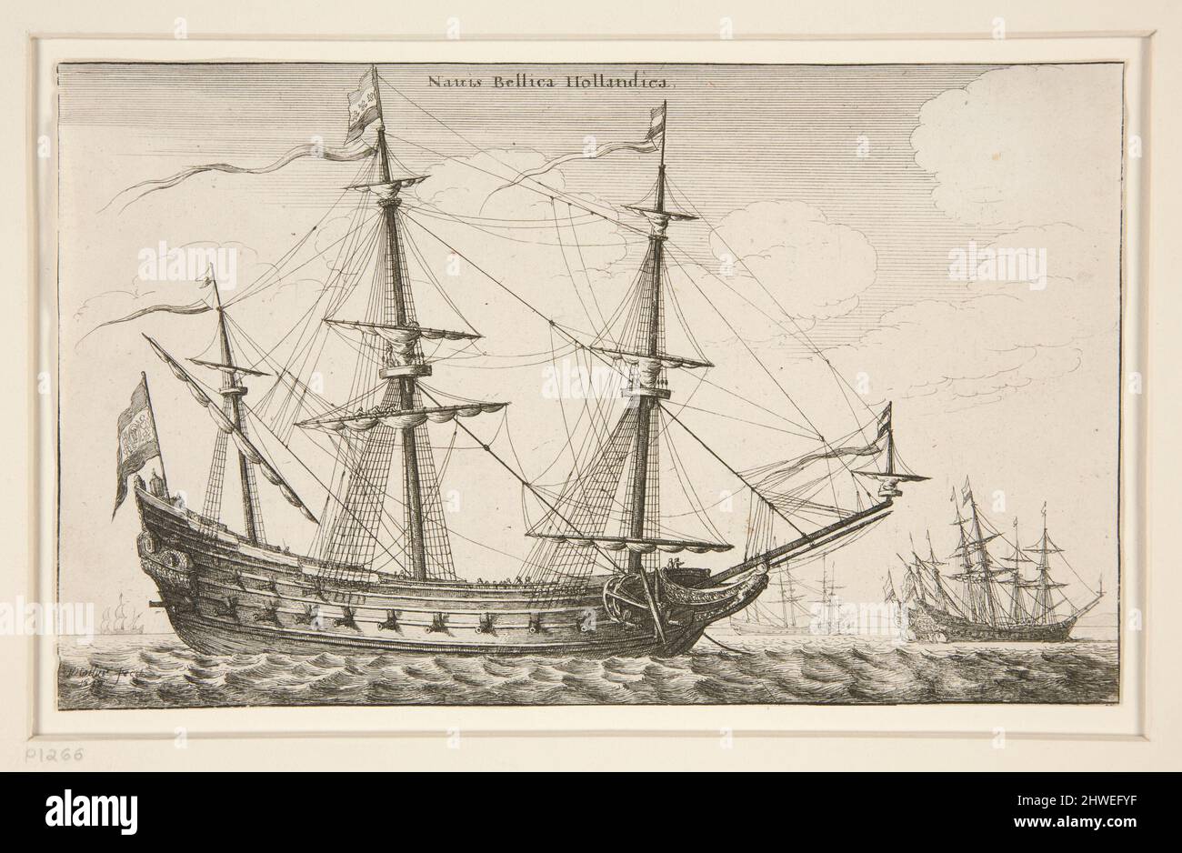 Dutch Warship, no. 6 of 12 in the series Navium Variae Figurae et ...