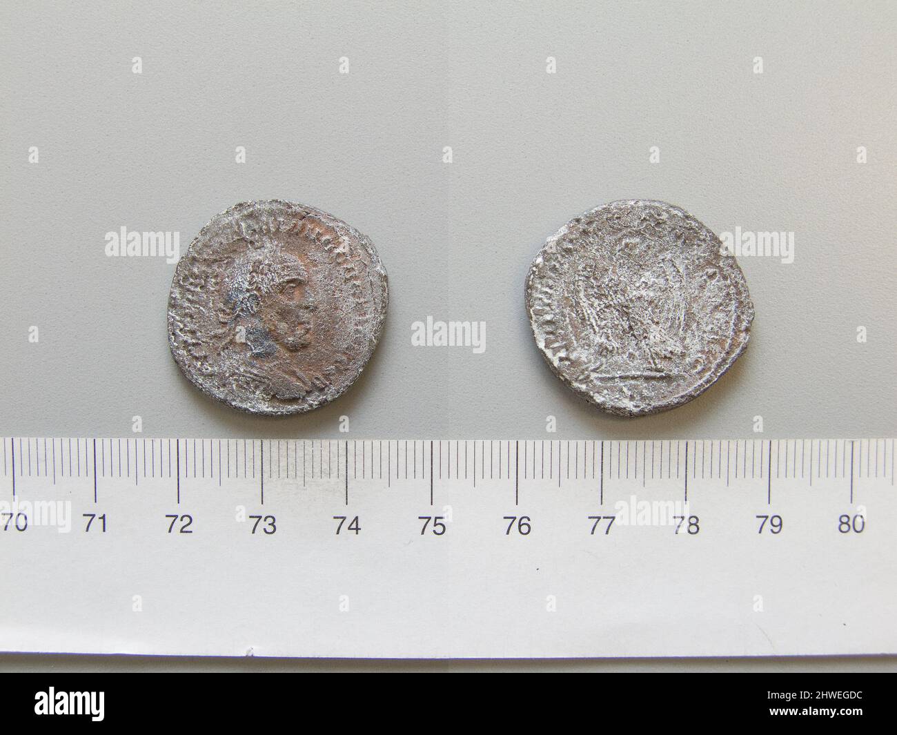 Tetradrachm of Trajan Decius, Emperor of Rome from Antioch. Ruler ...