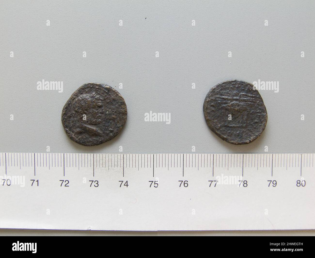 Coin of Caracalla, Roman Emperor from Seleucia Pieria. Ruler: Caracalla ...