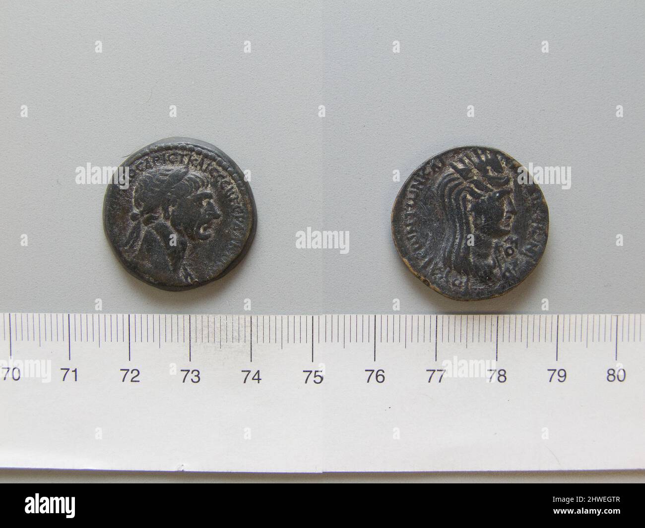 Coin of Trajan, Emperor of Rome from Laodicea ad Mare. Ruler: Trajan ...